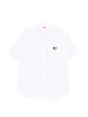 Kenzo Wild Tiger Embroidered Shirt - White