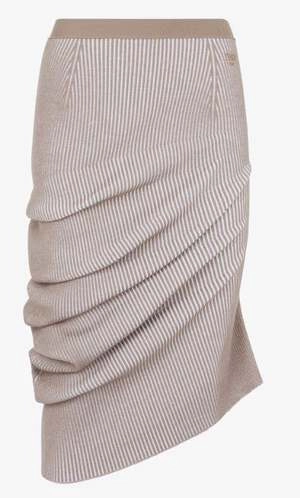 FENDI Fendi Organza Floral Print Midi Skirt