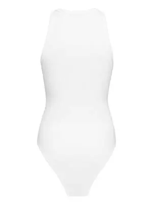 Alaïa Sculpting Rib Jersey Bodysuit