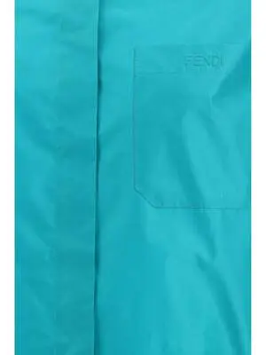 Fendi Silk Taffeta Oversized Shirt