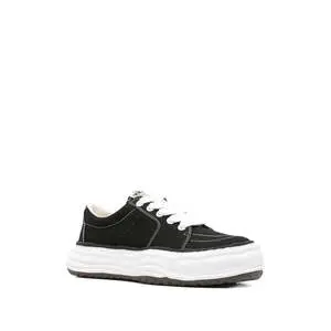 Mihara Yasuhiro Canvas Low-top Sneakers - Black