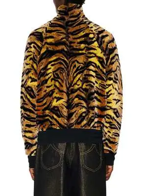 Kenzo Tiger Jacquard Velvet Track Jacket - Multicolor
