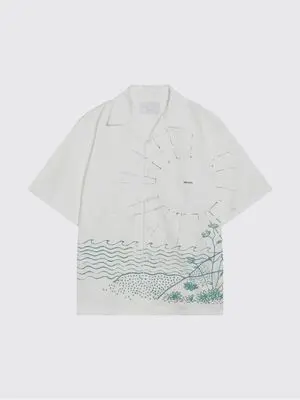 Prada Printed Cotton Shirt - Green