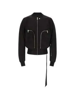 Rick Owens Bauhaus Flight Bomber Jacket - Black