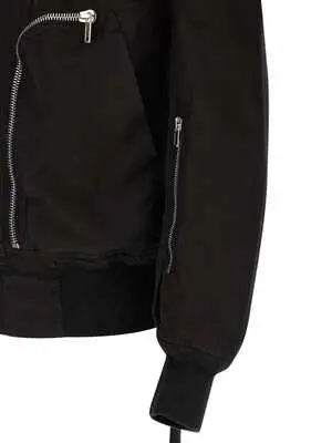 Rick Owens Bauhaus Flight Bomber Jacket - Black
