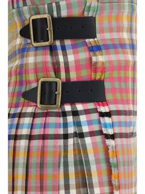 VIVIENNE WESTWOOD Heather Check Mini Kilt - Multicolor