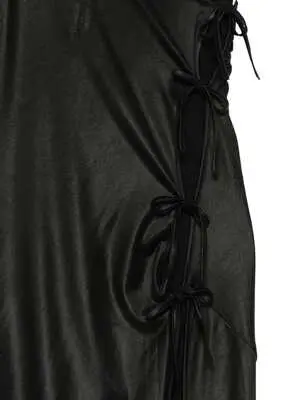 Rick Owens Long One-shoulder Dress - Black