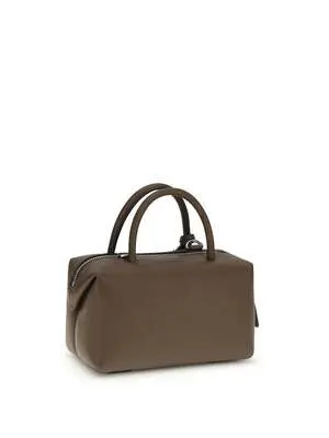Max Mara Holdalls Leather Handbag - Brown
