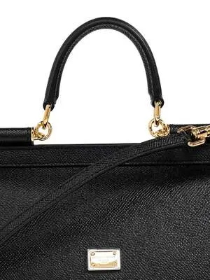 Dolce & Gabbana Sicily Medium Tote Bag - Black