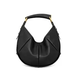 Saint Laurent Leather Tote Bag With Gold-tone Hardware - Black