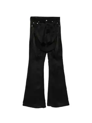 Rick Owens Megastrapped Bib Pants - Black
