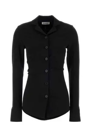 JIL SANDER JIL SANDER Jersey Shirt Black