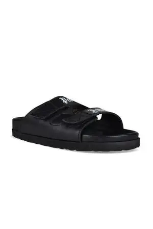Palm Angels Leather Logo Sandals