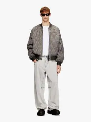 DIESEL® Diamond-quilted Cotton Blend Jacket - Multicolor