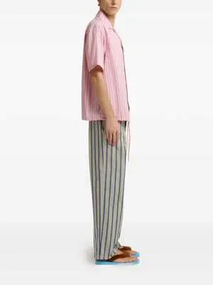 Marni Striped Wide-leg Trousers