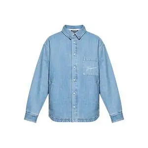 Jacquemus Denim Shirt Jacket - Blue