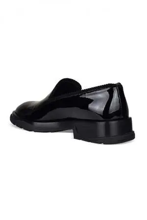 Alexander McQueen Slip-on Tread Loafers In Patent Leather