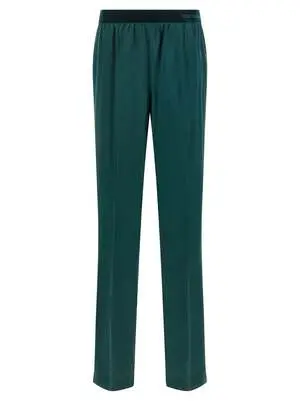 TOM FORD TOM FORD Silk Trousers Green