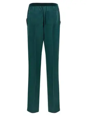 TOM FORD Silk Trousers - Green