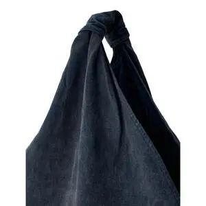 Our Legacy Washed Cotton Shoulder Bag - Black