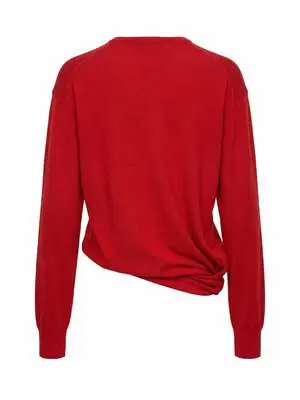 Loewe Draped Sweater In Wool - Multicolor