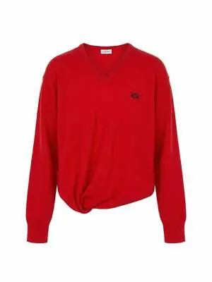 Loewe LOEWE Draped Sweater In Wool Multicolor
