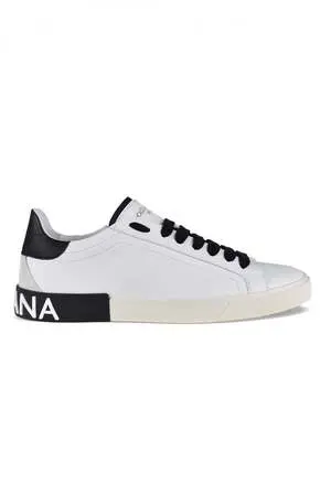 Dolce & Gabbana Portofino Leather Sneakers