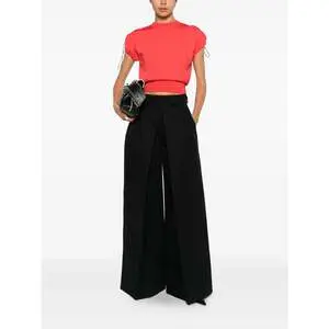 Balenciaga Palazzo Pants With Inverted Pleat