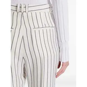 Balmain Pinstripe Flared Trousers