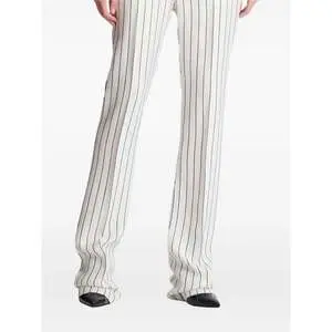 Balmain Pinstripe Flared Trousers