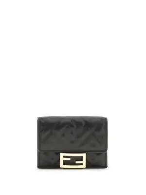 Fendi Leather Wallet - Black
