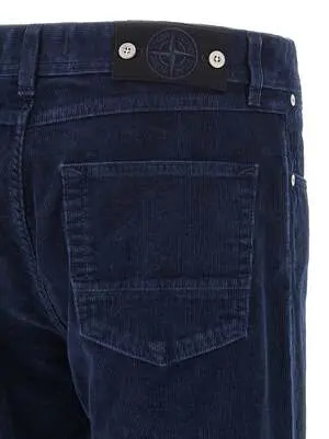 Stone Island Corduroy Straight Leg Pants