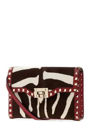 Valentino Garavani Printed Calf Hair Rockstud Crossbody Bag - Multicolor