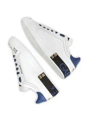 Dolce & Gabbana Portofino Embellished Calfskin Sneakers - Blue