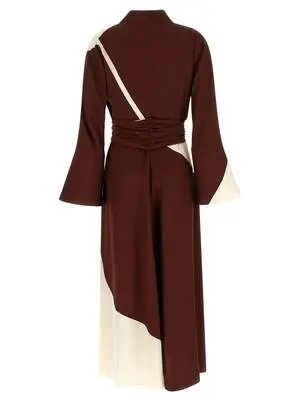 Alberta Ferretti Printed Viscose Twill Dress - Multicolor