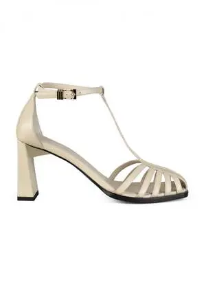 ANEST COLLECTIVE Spider Sandals In Smooth Leather - Cream