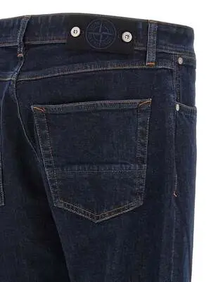 Stone Island Indigo Denim-rinsed Jeans