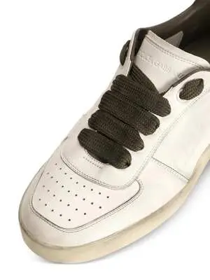 Dolce & Gabbana Perforated Detail Lace-up Sneakers