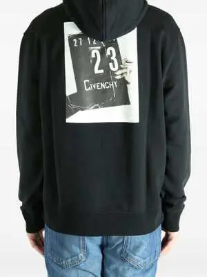 Givenchy Cotton Hoodie With Graphic Back