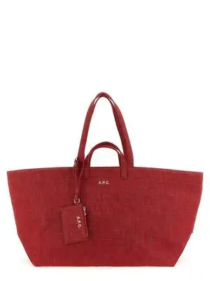 A.p.c. Le Drummer Toile' Large Shopping Bag