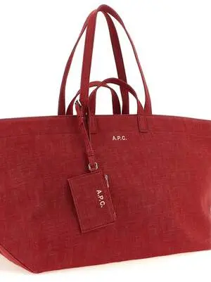 A.p.c. Le Drummer Toile' Large Shopping Bag