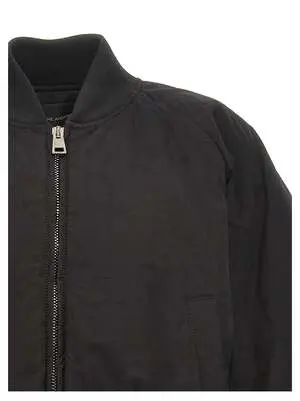 Andamane Sierra Cropped Bomber Jacket - Black