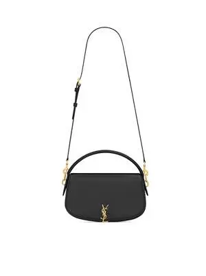 Saint Laurent Voltaire Leather Bag - Black