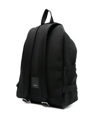 Saint Laurent City Backpack In Matt Leather - Black
