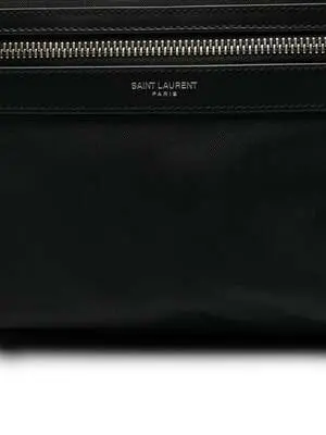 Saint Laurent City Backpack In Matt Leather - Black