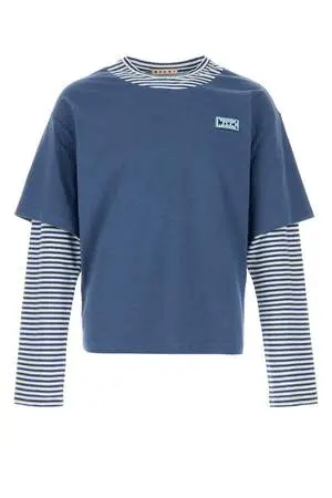 Marni Air Force Linen Bend T-shirt