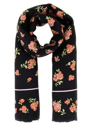 Valentino Garavani Printed Silk Foulard Scarf - Multicolor