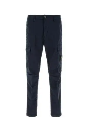 Stone Island STONE ISLAND Stretch Cotton Cargo Pant Blue