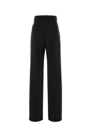 Saint Laurent Wool Trousers - Black