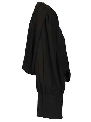 ROTATE BY BIRGER CHRISTENSEN Long Sleeve V-neck Wrap Blouse